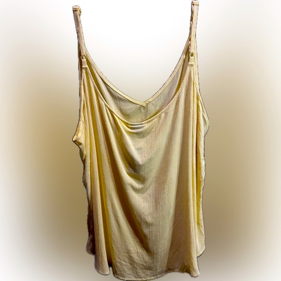 torrid | Tops | Nwtstorridyellow Spaghetti String Strap Adjustable ...